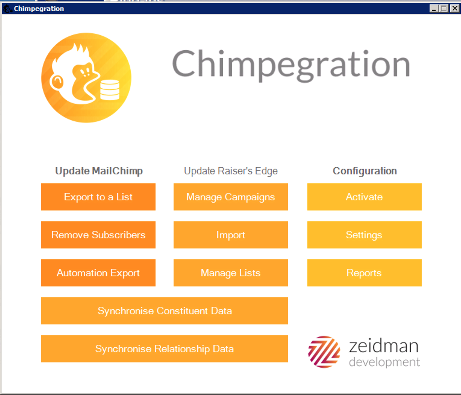 Set Up – Zeidman Development