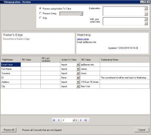 Import – Review and Process – Zeidman Development