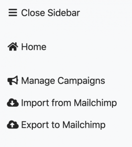 Export to Mailchimp – Zeidman Development