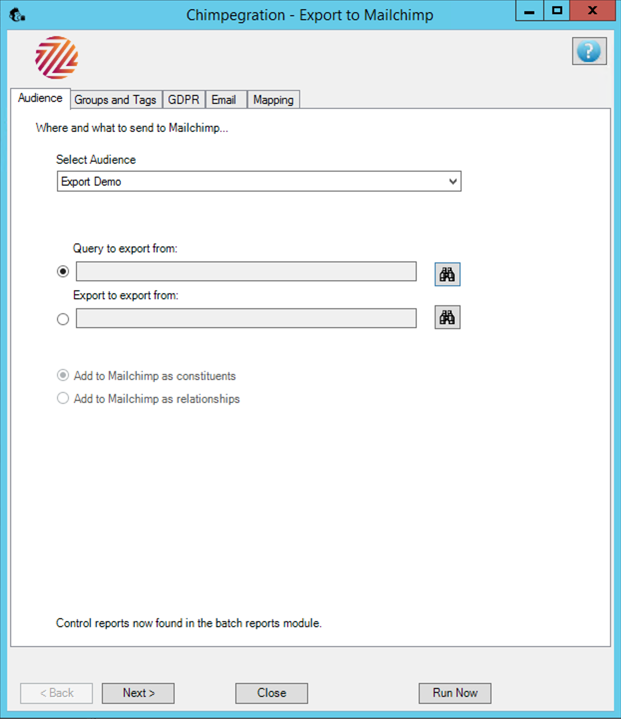 Export – Audience – Zeidman Development
