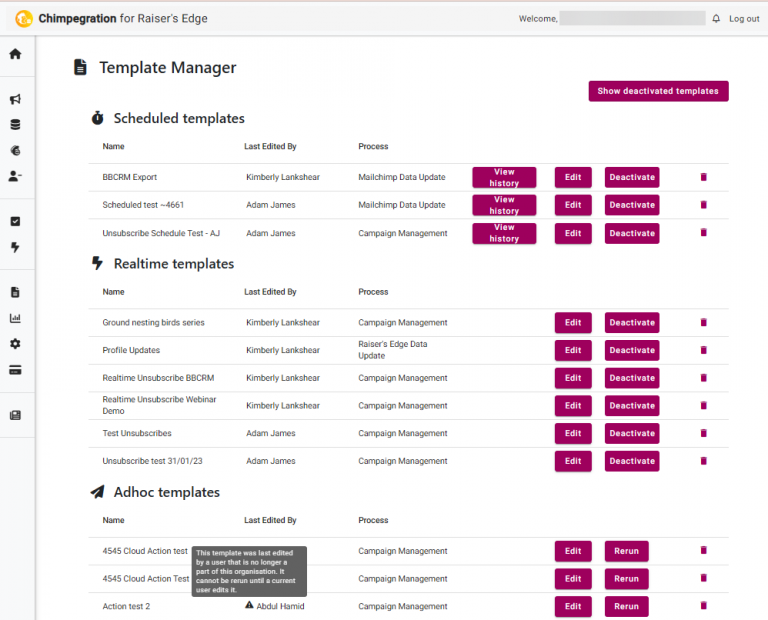 Template Manager – Zeidman Development